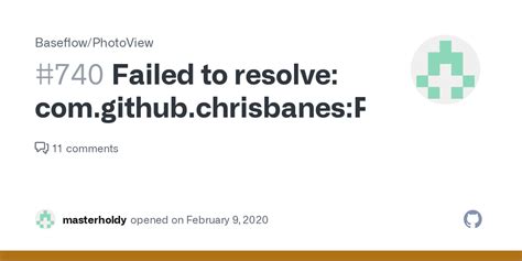 Failed To Resolve Github Chrisbanes PhotoView Issue Baseflow PhotoView GitHub