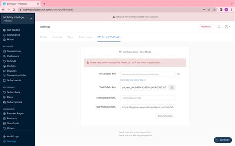 Payment Gateway Installation Tagxi