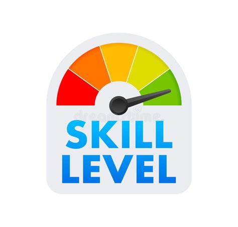 Skill Level Indicator Stock Illustrations 161 Skill Level Indicator