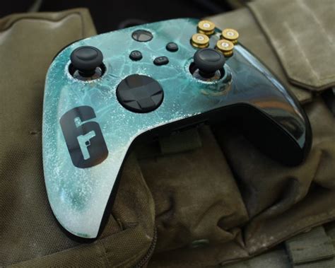 Xbox Rainbow 6 Siege Black Ice Controller Geartech