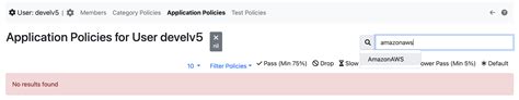 application selection in application policies broken · issue 6845