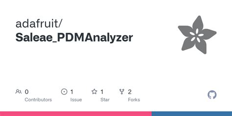 GitHub Adafruit Saleae PDMAnalyzer