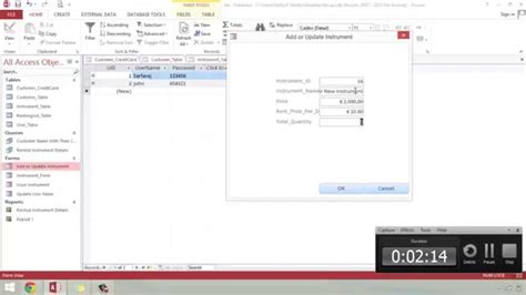 Ms Access Database Project Help Youtube