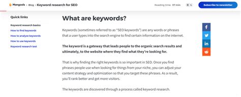 The Importance Of Table Of Contents For Blog Posts And Seo Cybersprout