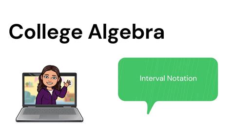 interval notation youtube