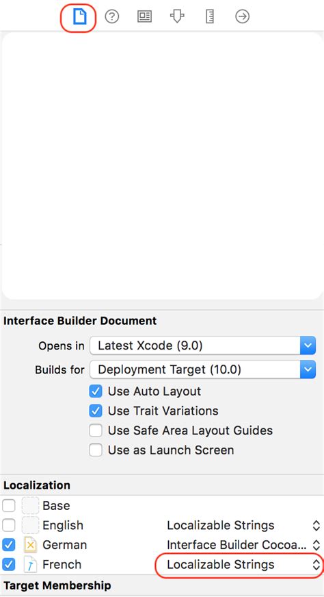 Localization Related Error On Xib In Xcode Stack Overflow