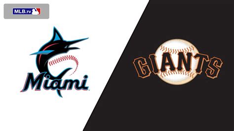 Miami Marlins Vs San Francisco Giants 83124 Stream The Game Live Watch Espn