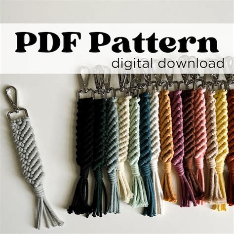 Macrame Patterns Etsy