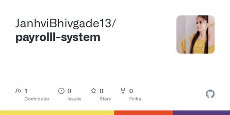 Github Janhvibhivgade13payrolll System