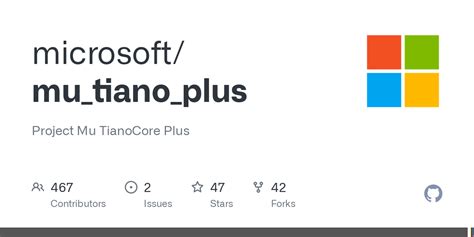 github microsoft mu tiano plus project mu tianocore plus