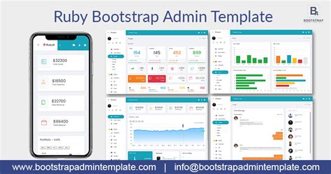 Bootstrap Admin Web App Template Dashboard Ruby