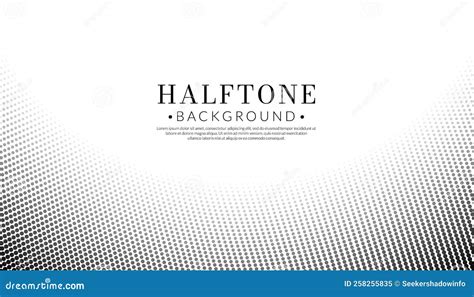 Abstract Halftone Background Dot Concept Elegant White And Black Dots