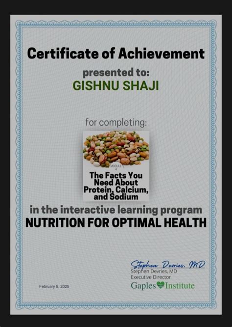 nutritionforoptimalhealth gaplesinstitute unitedstates… gishnu shaji