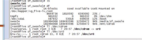 linux下的 dev sr0、 dev cdrom、df命令、free命令 running fly 博客园