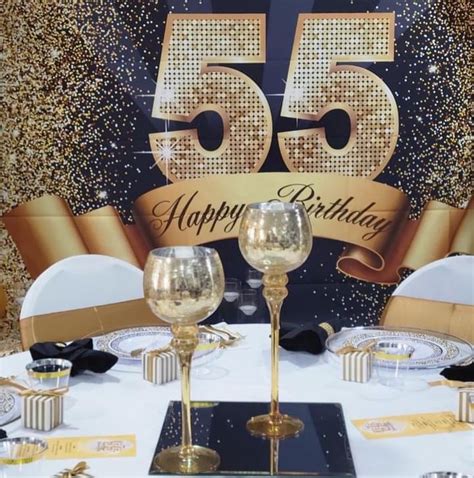 55th Anniversary Celebration Ideas