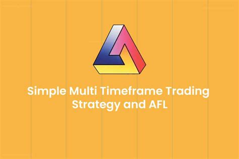 a simple multi timeframe trading strategy with exploration afl