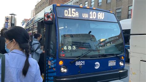 Mta Q15a Bus 8821 Full Ride From Main St To 41 Av And 147 St Youtube