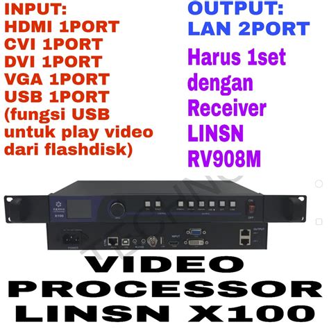 Jual Led Video Processor Linsn X100 Shopee Indonesia