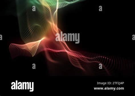Abstract Network Mesh Waving Fx Background Loop 4k Animation Of An Abstract Fractal Background