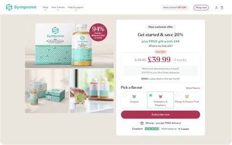 A 91 Conversion Uplift For Symproves Free T Experience