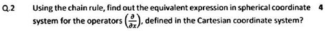 solved using the chain rule find the equivalent expression in the