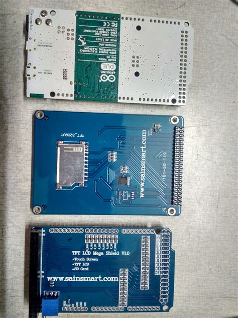 Sainsmart Inch TFT Touchscreen Interface With Arduino Due Board