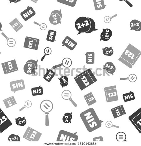 Set Equation Solution Mathematics Function Sine Stock Vector Royalty Free