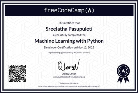 Completed Machine Learning With Python Course From Freecodecamp