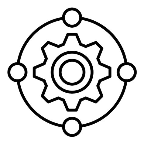 Premium Vector Workflow Line Illustration