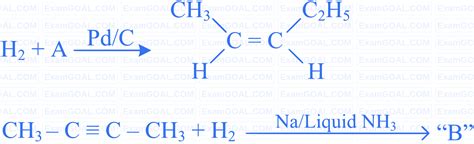 A A N Pentane B Cis 2 Butene B A 2 Pentyne B Cis 2 Butene C