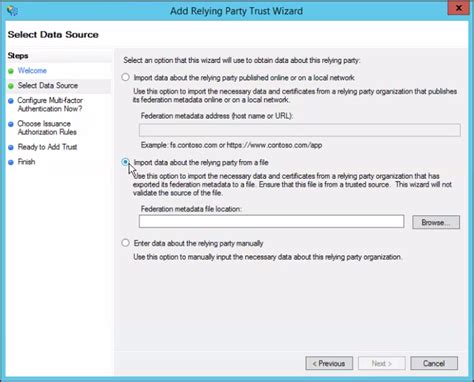 Configure AD FS For SAML