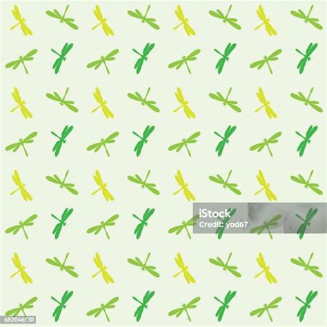 잠자리 벡터 아트 배경 디자인 패브릭과 장식 원활한 패턴 곤충에 대한 스톡 벡터 아트 및 기타 이미지 곤충 그림 그리기 날기 Istock