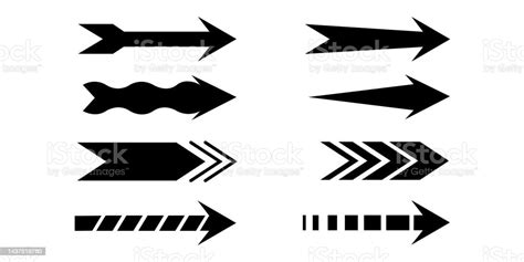 벡터 검은 화살표는 흰색 배경에 설정됩니다 화살표 커서 및 포인터 그래픽 사용자 인터페이스에 대한 스톡 벡터 아트 및 기타 이미지 그래픽 사용자 인터페이스 단순함 등