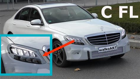 Mercedes C Class Facelift Finally Shows Interesting Led Headlights Autoevolution