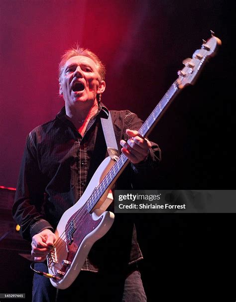 Steve Garvey Of Buzzcocks Performs At Manchester Apollo On May 25