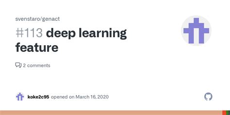 deep learning feature · issue 113 · svenstaro genact · github