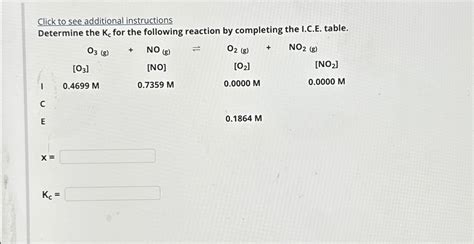 Solved Determine Kc For The The Following Chegg