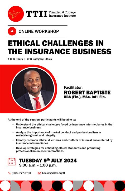 Ethical Challenges In The Insurance Business Ttii