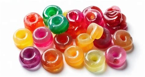 Premium Photo Colorful Glossy Candy Beads In A Pile