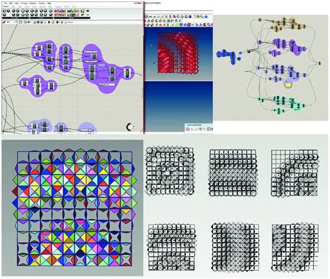 shows the system developed in Grasshopper and the simulated façade Download Scientific Diagram