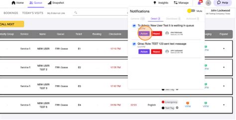 How To Action The Directed Notifications At The Qtrac In App