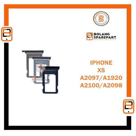 Jual SIM TRAY SIM CARD SIM LOCK TEMPAT KARTU IPHONE XS Shopee Indonesia