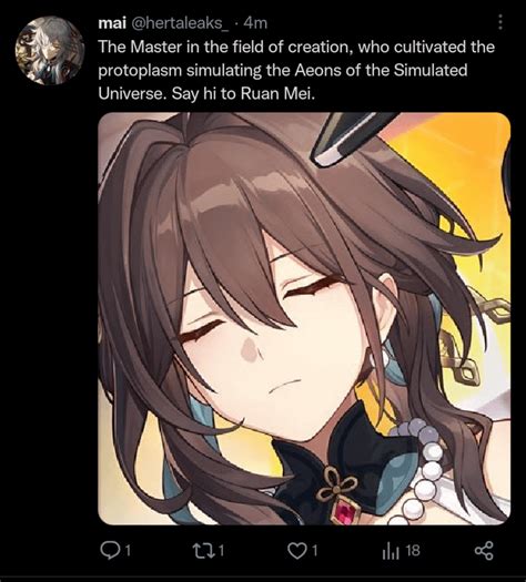 Monde 3 Et Ruan Mei R Honkaistarrail Leaks