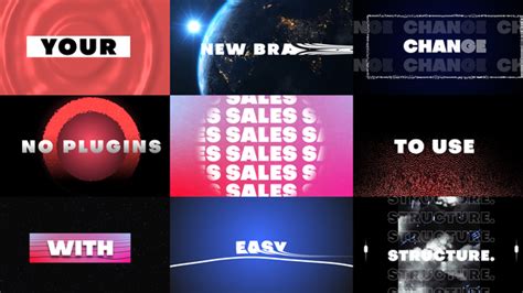 Kinetic Typography After Effects Project Files VideoHive