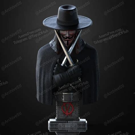 Vendetta 3d Print Model Download Free