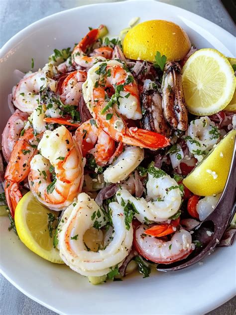 Seafood Salad Sensation Dive Into Fresh Italian Flavors