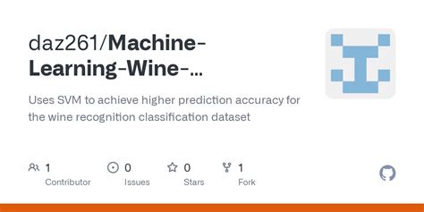 github daz261 machine learning wine recognition classification uses
