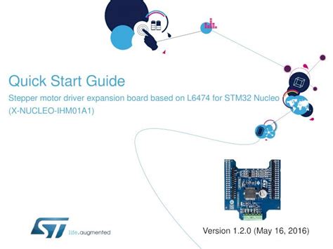 pdf quick start guide stmicroelectronics€¦ · 5 16 2016 · motor in