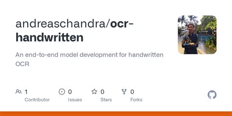 GitHub Andreaschandra Ocr Handwritten An End To End Model Development For Handwritten OCR