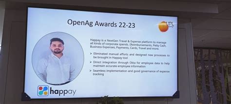 Sharukhkhan Pathan On Linkedin Open Ag Award For The Automation And Streamlined The Happay